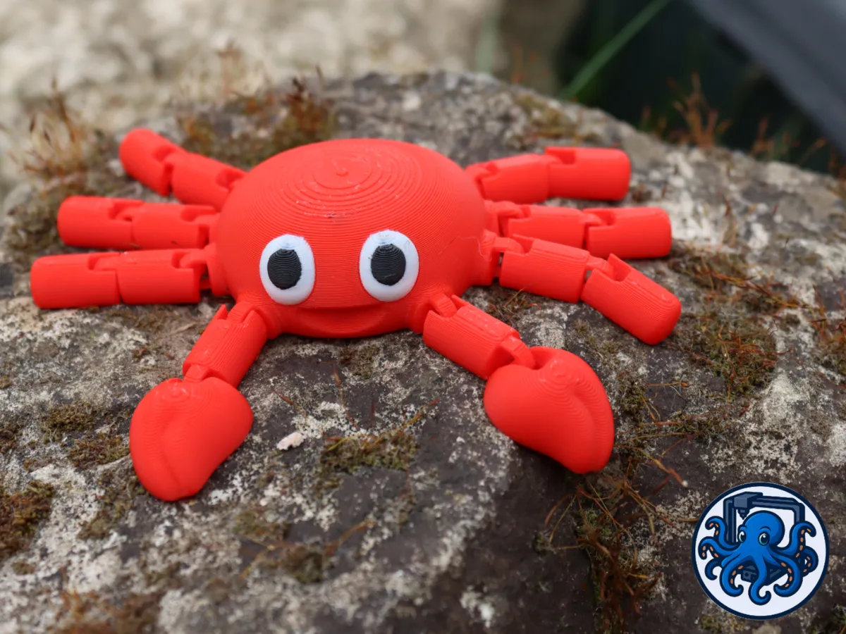 Caranguejo Flexi | Animal Marinho Articulado - Modelo gratuito para ...