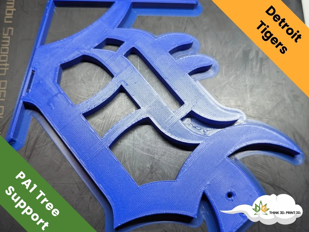 Detroit Tigers Support Tree for PA1 Birdfeeder by DankGraphics3D MakerWorld: Download Free 3D Models