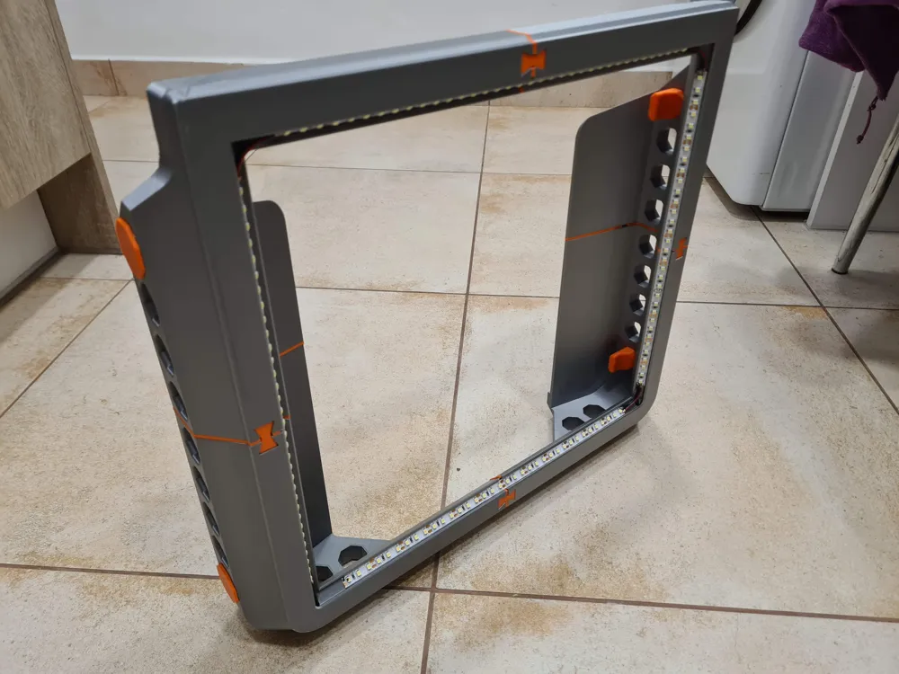 AMS riser - flat version V2 Remixed by PecaM6 - MakerWorld