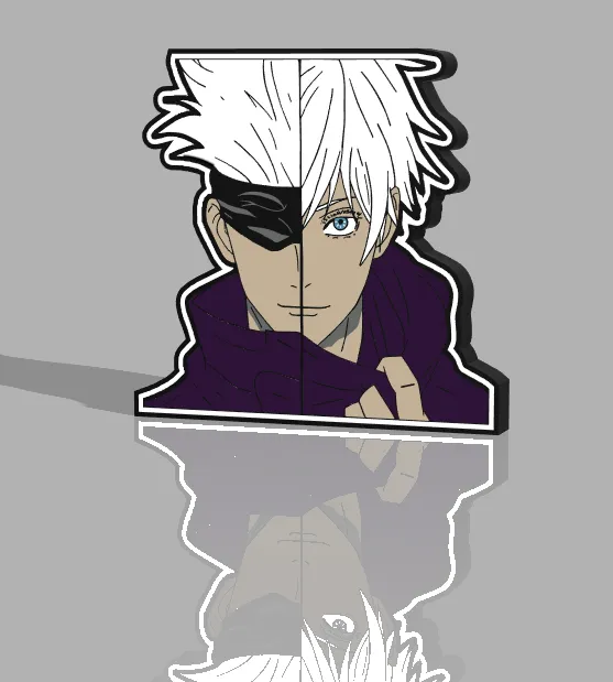 Gojo Lightbox (Jujutsu Kaisen) by 3D Geek - MakerWorld