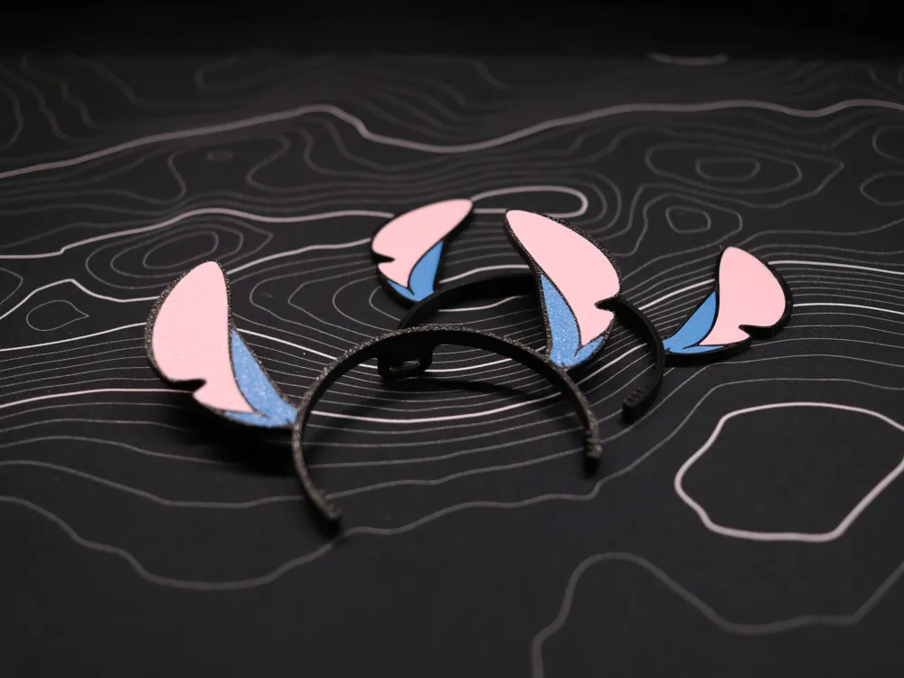 Diadema con orejas de criatura inspirada en Labubu Alien por Lab-Rint ...