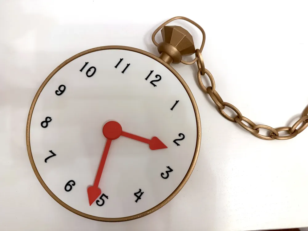 Big Alice in Wonderland White Rabbit Pocket Watch - Free 3D Print Model ...