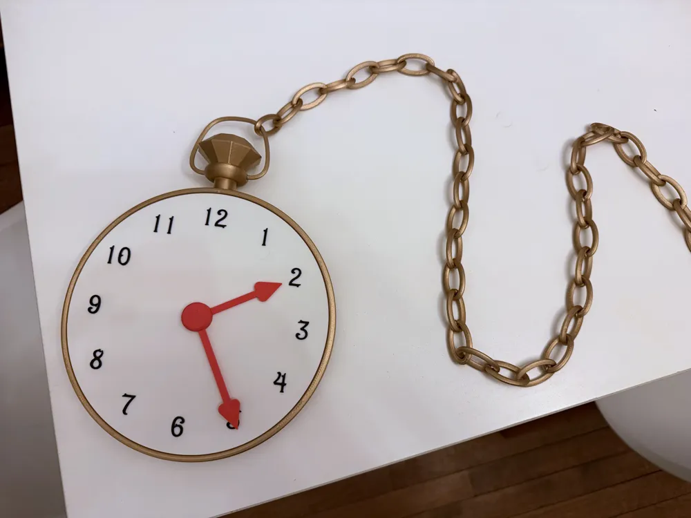 Big Alice in Wonderland White Rabbit Pocket Watch - Free 3D Print Model ...
