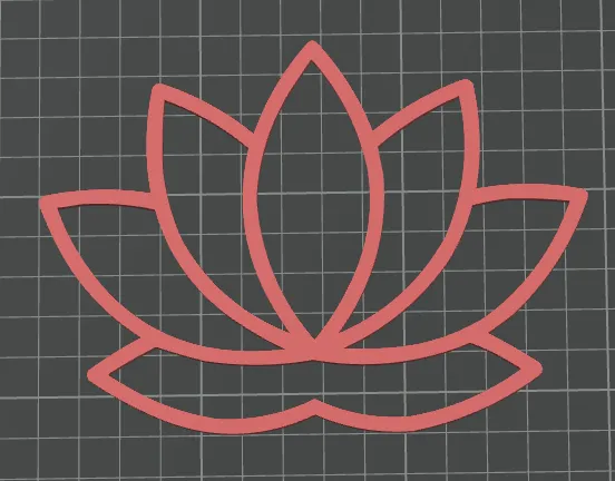 2d lotus flower by Ana Portelinha - MakerWorld