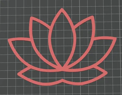 2d lotus flower by Ana Portelinha - MakerWorld