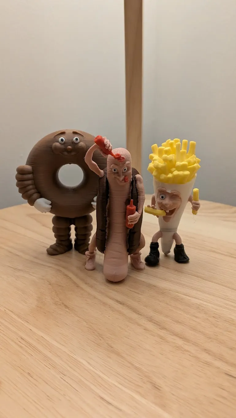 Seaside Statues - French Fry Man - Free 3D Print Model - MakerWorld