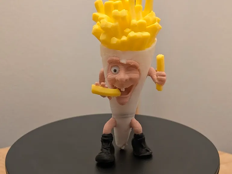 Seaside Statues - French Fry Man - Free 3D Print Model - MakerWorld
