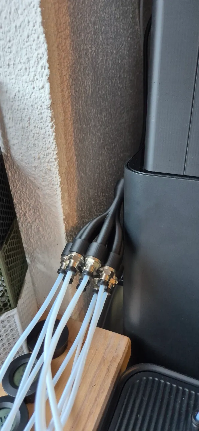 9 in 1 PTFE Tube Connector AMS Sunlu S4 Splitter by Wehkinger - MakerWorld