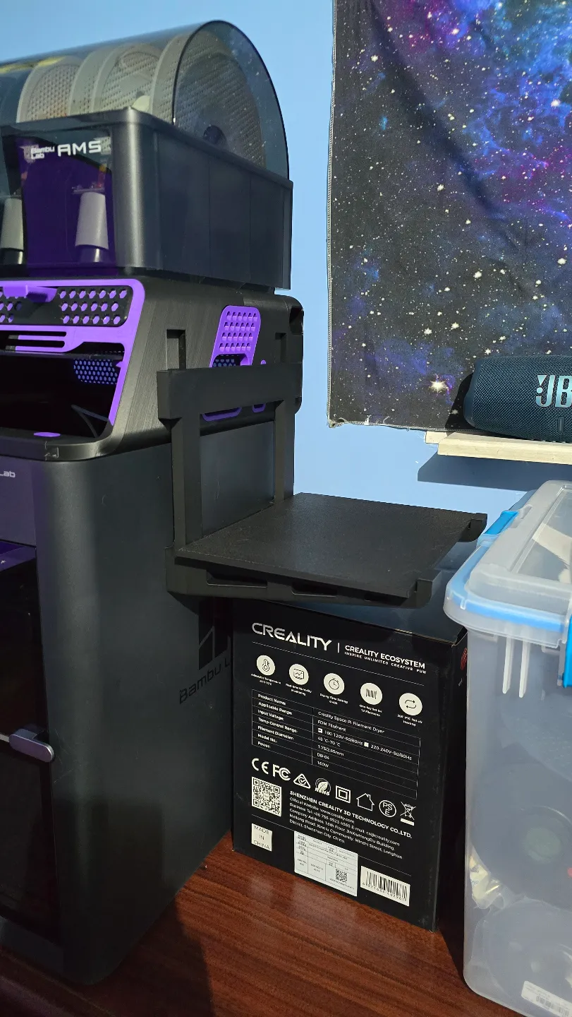 Creality Space Pi Dual Spool Dryer Mount - Free 3D Print Model - MakerWorld