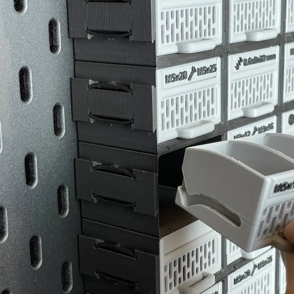 Tilt drawers for Skådis - Modular - Free 3D Print Model - MakerWorld