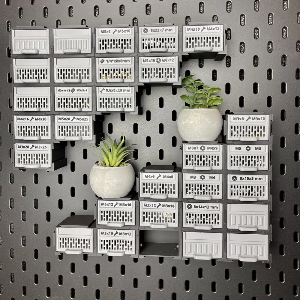 Tilt drawers for Skådis - Modular - Free 3D Print Model - MakerWorld