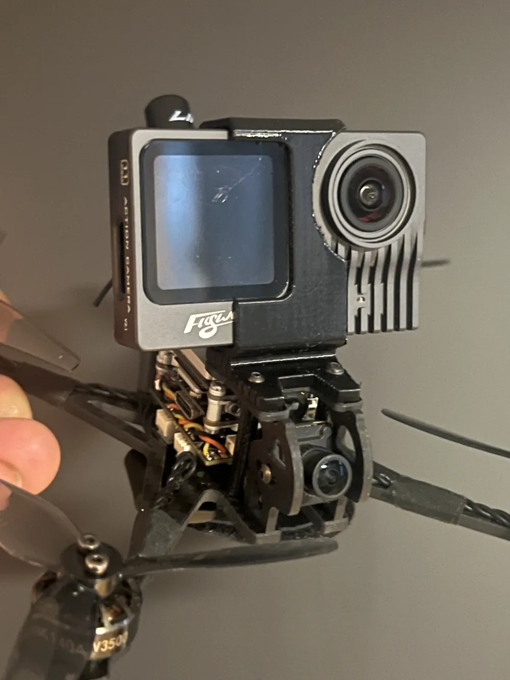 Flywoo GoPro Action Camera Mount Happymodel Crux35 by McFly.FPV ...