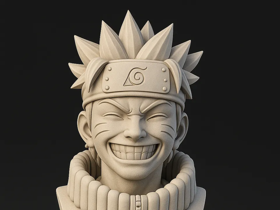 Naruto Uzumaki 3D Bust Anime Model PLA by studiocrafture MakerWorld ...
