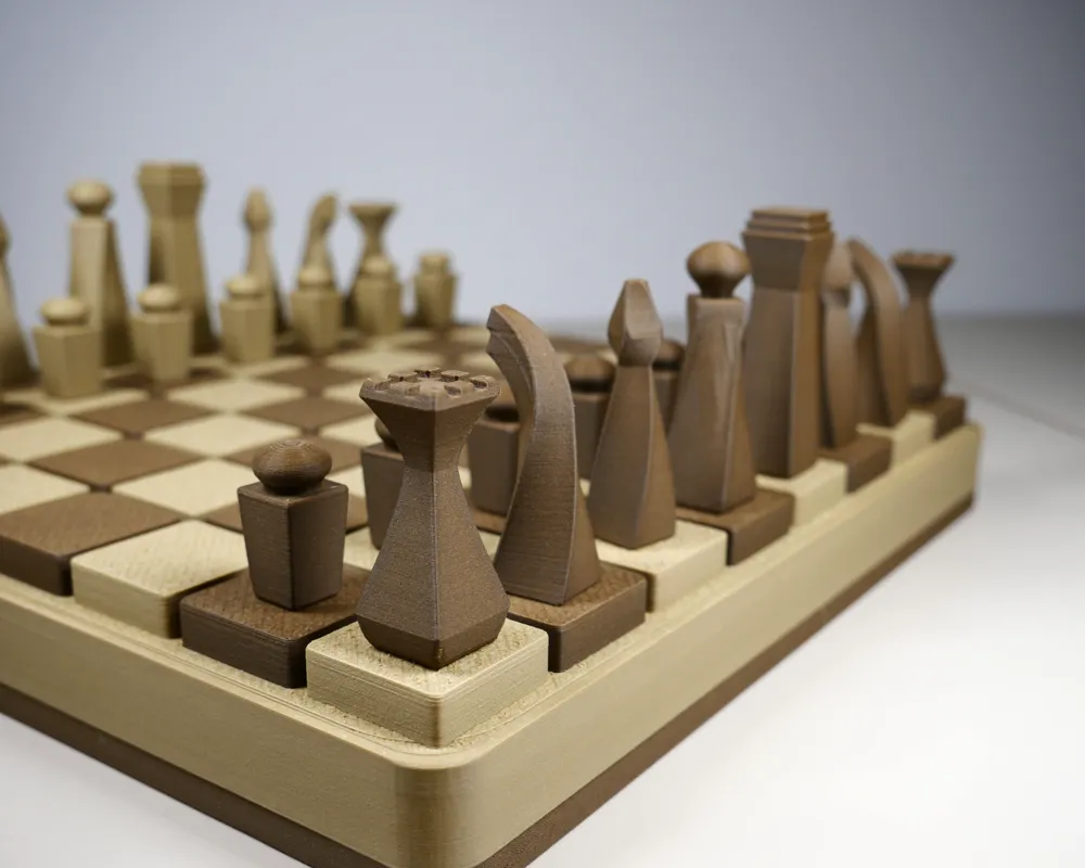 Forma Chess Set with Box - Free 3D Print Model - MakerWorld