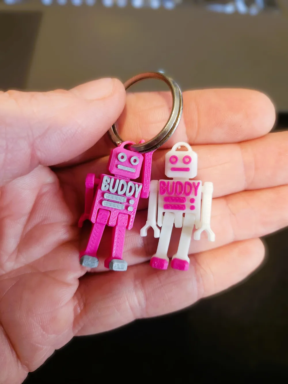Buddy The Robot Keychain - The Articulated Robot by DiddlyBuilds ...