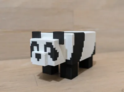 minecraft panda by divido MakerWorld: Download Free 3D Models