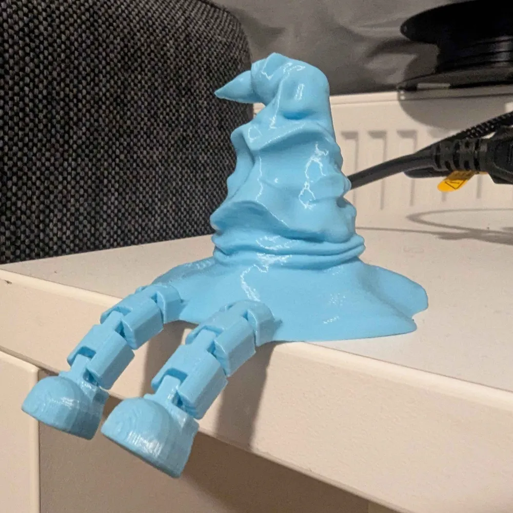 Articulated Harry Potter Sorting Hat - Free 3D Print Model - MakerWorld