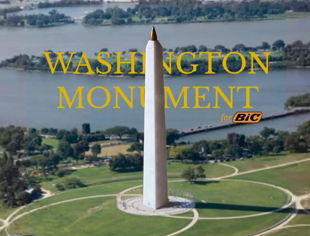 Washington Monument casing for Bic pen ink by hec13gr - MakerWorld