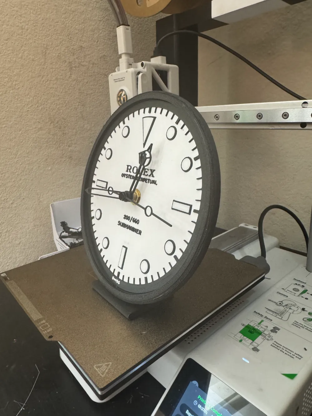 Rolex Style Clock - Free 3D Print Model - MakerWorld