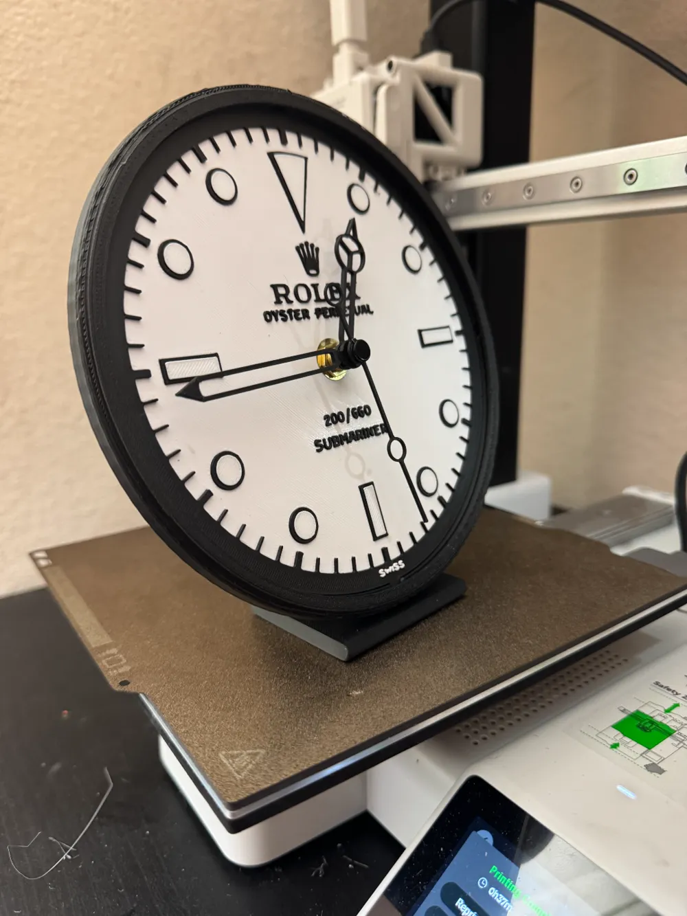 Rolex Style Clock - Free 3D Print Model - MakerWorld