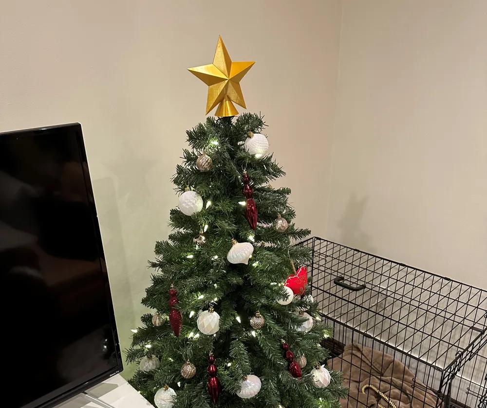 Star Christmas Tree Topper by 3D Print Stuff MakerWorld: Download Free ...