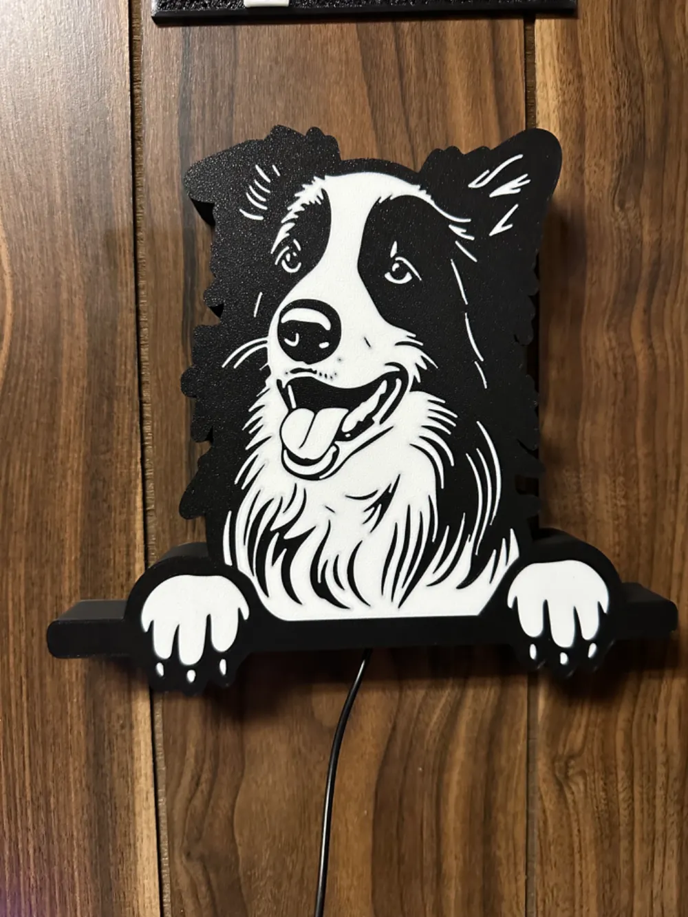 Border collie light box by tropicgtiturbo - MakerWorld