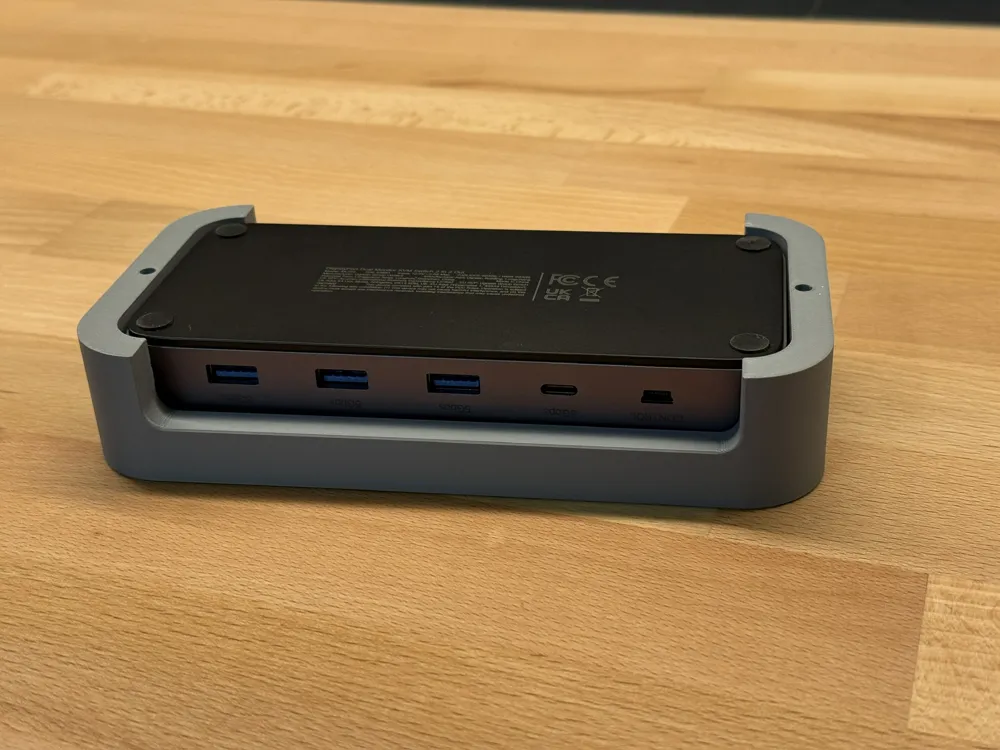 Ugreen KVM Switch desk mount - Free 3D Print Model - MakerWorld