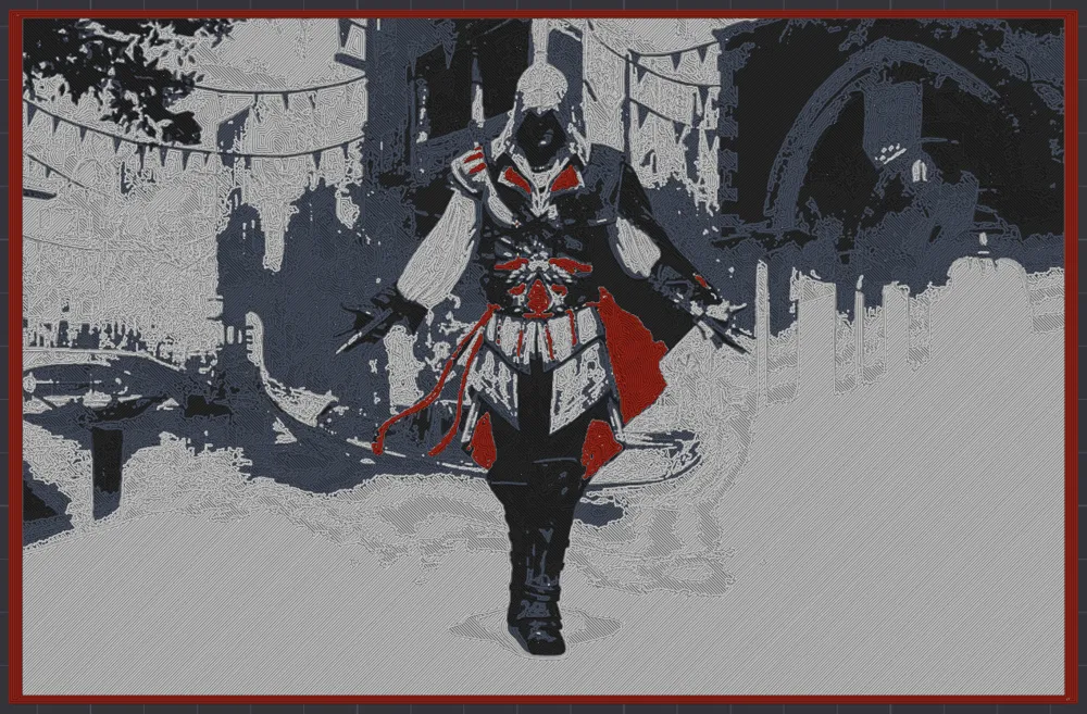 Assassin's Creed - Ezio - Hueforge by BeaN MakerWorld: Download Free 3D ...