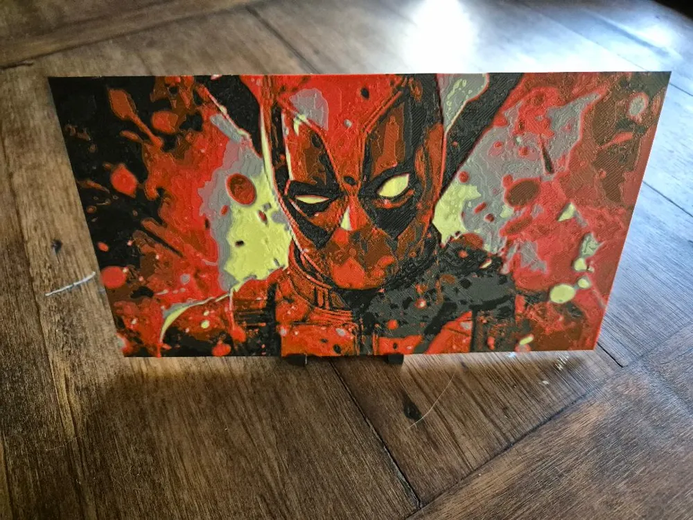 Deadpool Hueforge by 3DM - MakerWorld