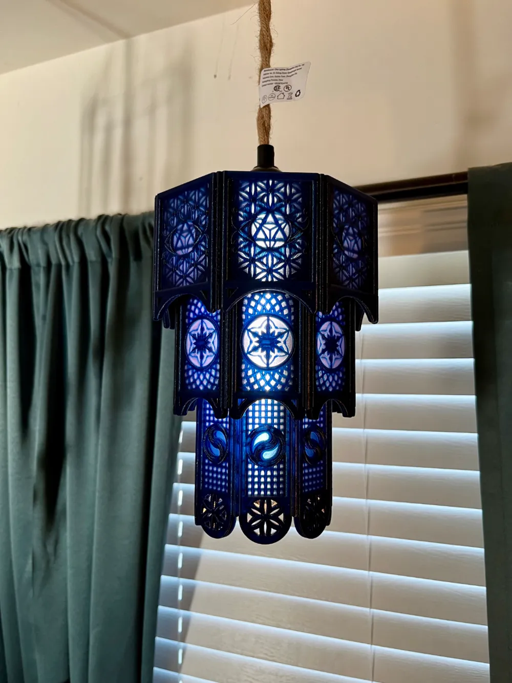 Trippy Three Tier Geometric LED Pendant Lamp/Light by K-Printz3D ...