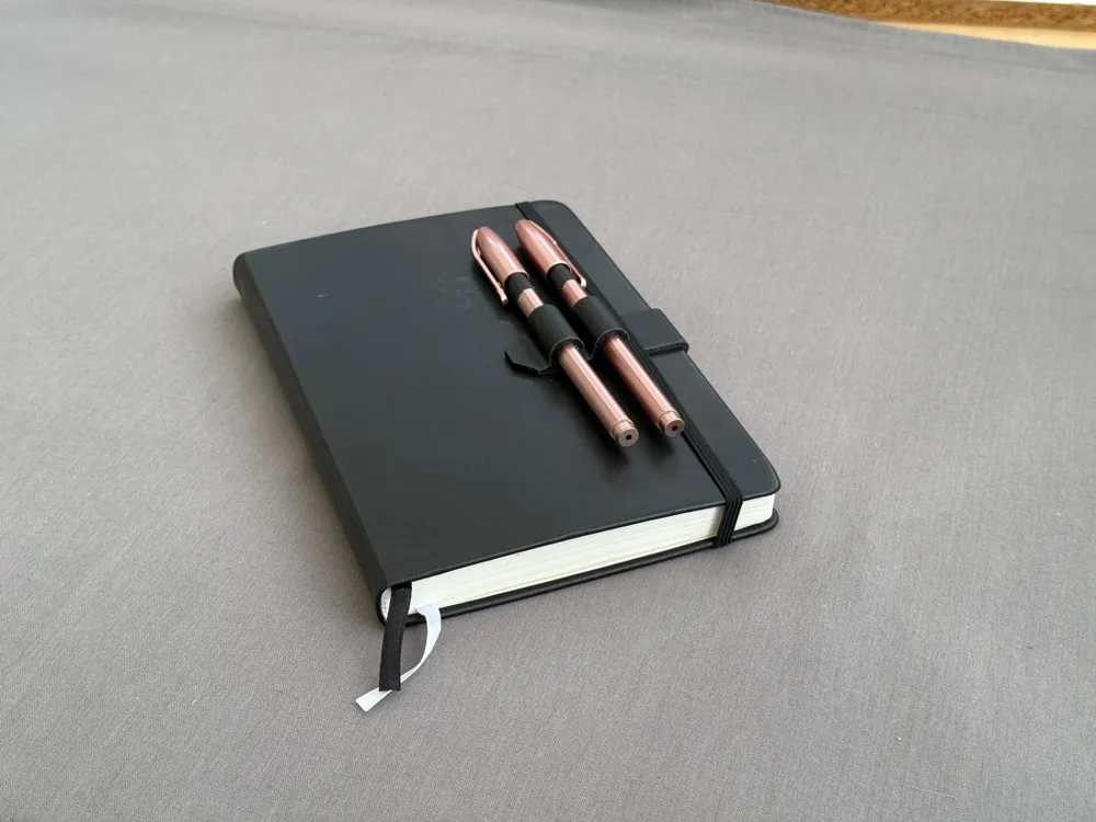 Dual Pen Holder for Bullet Journal Diary Notepad by raymanengland ...