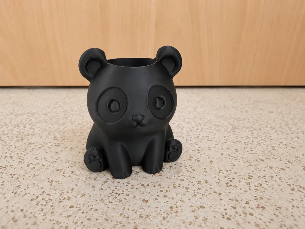 Cute Panda Planter for 6cm Plants - Free 3D Print Model - MakerWorld