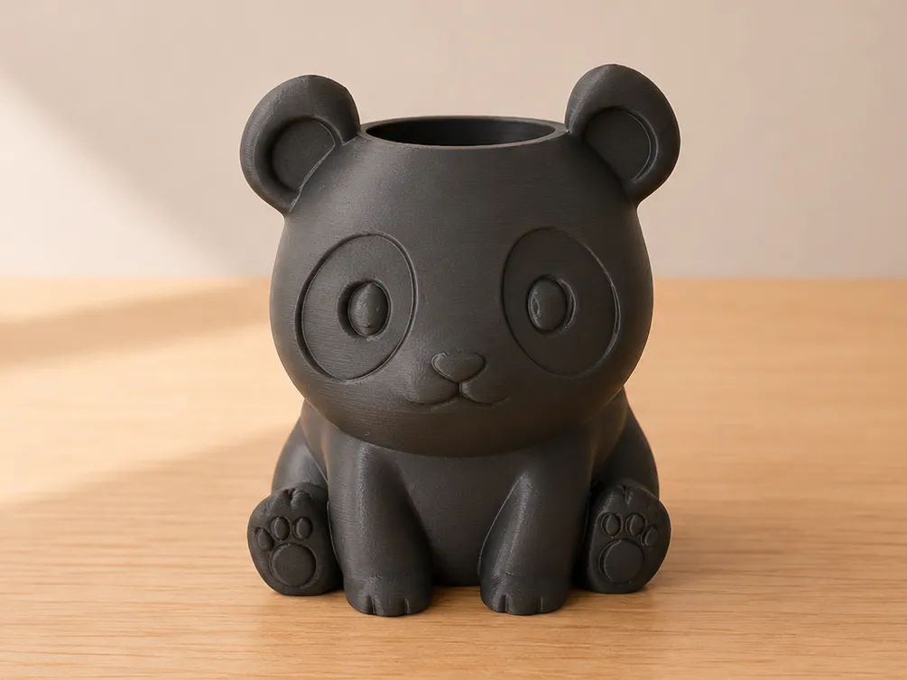 Cute Panda Planter for 6cm Plants - Free 3D Print Model - MakerWorld
