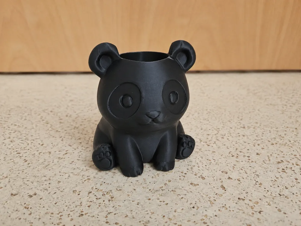 Cute Panda Planter for 6cm Plants - Free 3D Print Model - MakerWorld
