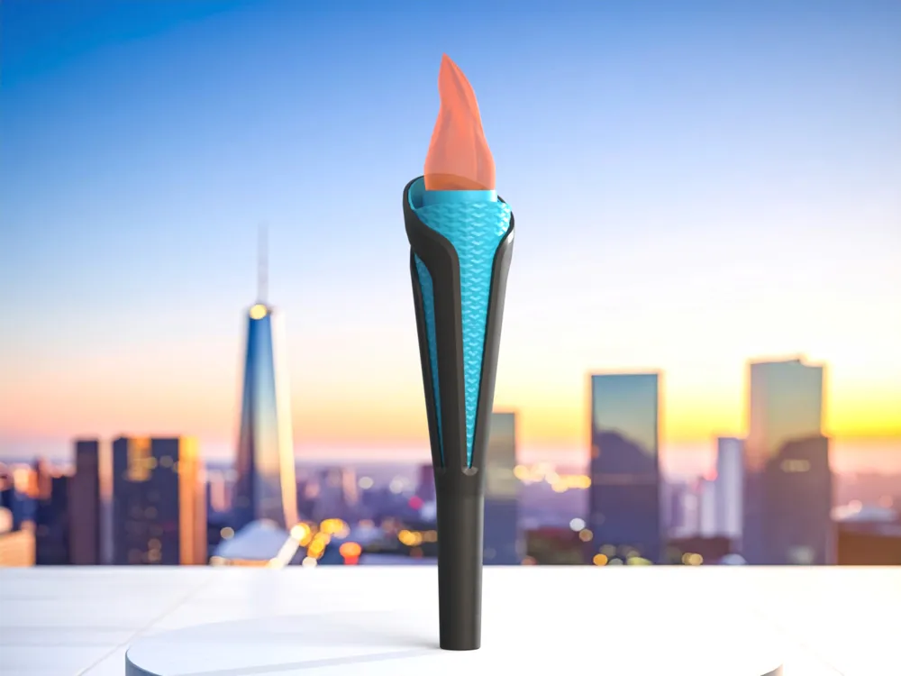 Olympic Torch - Free 3D Print Model - MakerWorld