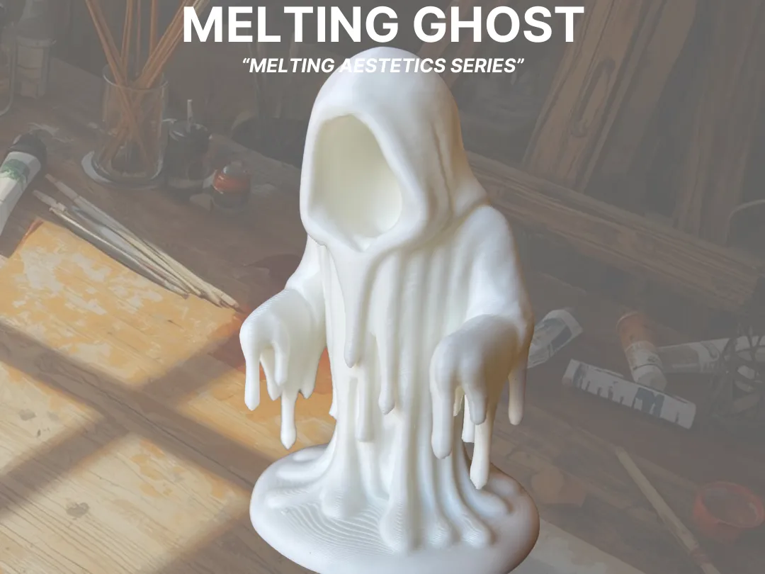 Melting Ghost - Haunt that Melts - Free 3D Print Model - MakerWorld