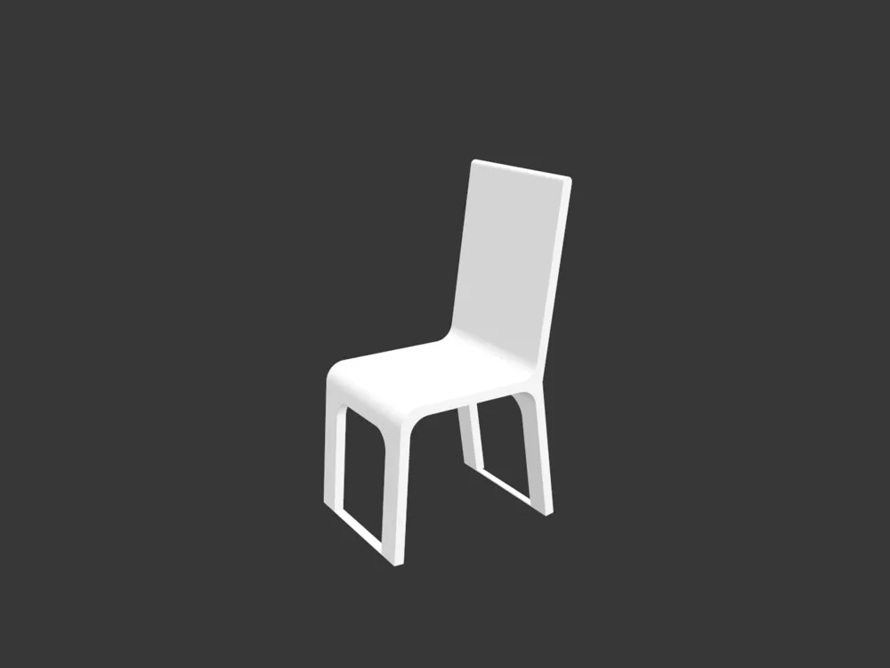 Simple Chair - Free 3D Print Model - MakerWorld
