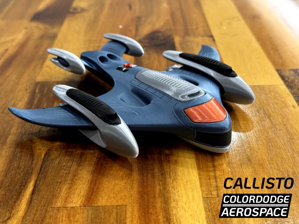 Colordodge Aerospace Callisto Toy Spaceplane Kit - Free 3D Print Model ...