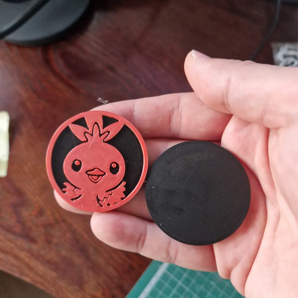 Torchic Pokemon Coin by Kryator - MakerWorld