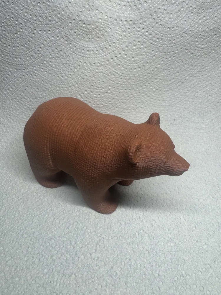 Texturierter Bär - Moderner geometrischer Stil – Kostenloses 3D ...