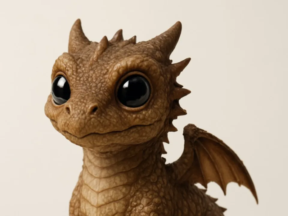 CUTE BABY DRAGON - Free 3D Print Model - MakerWorld