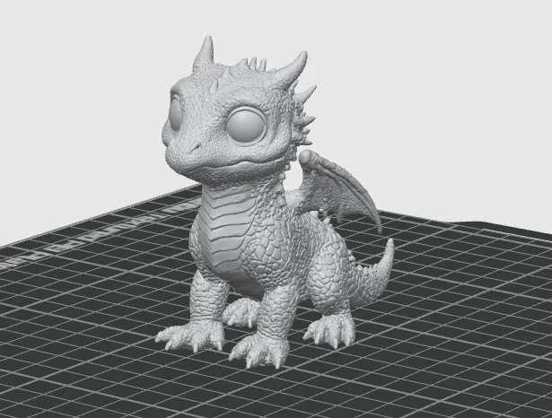 CUTE BABY DRAGON - Free 3D Print Model - MakerWorld