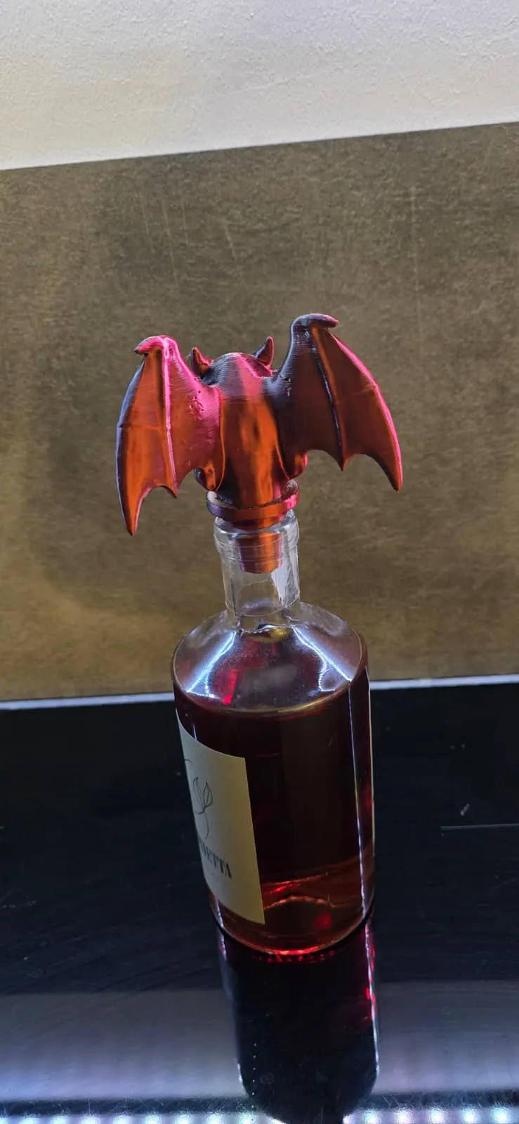 Gargoyle Bottle Stopper - Free 3D Print Model - MakerWorld