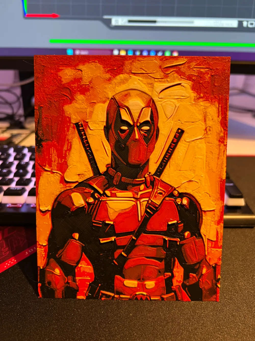 Deadpool painting by bobbanski - MakerWorld