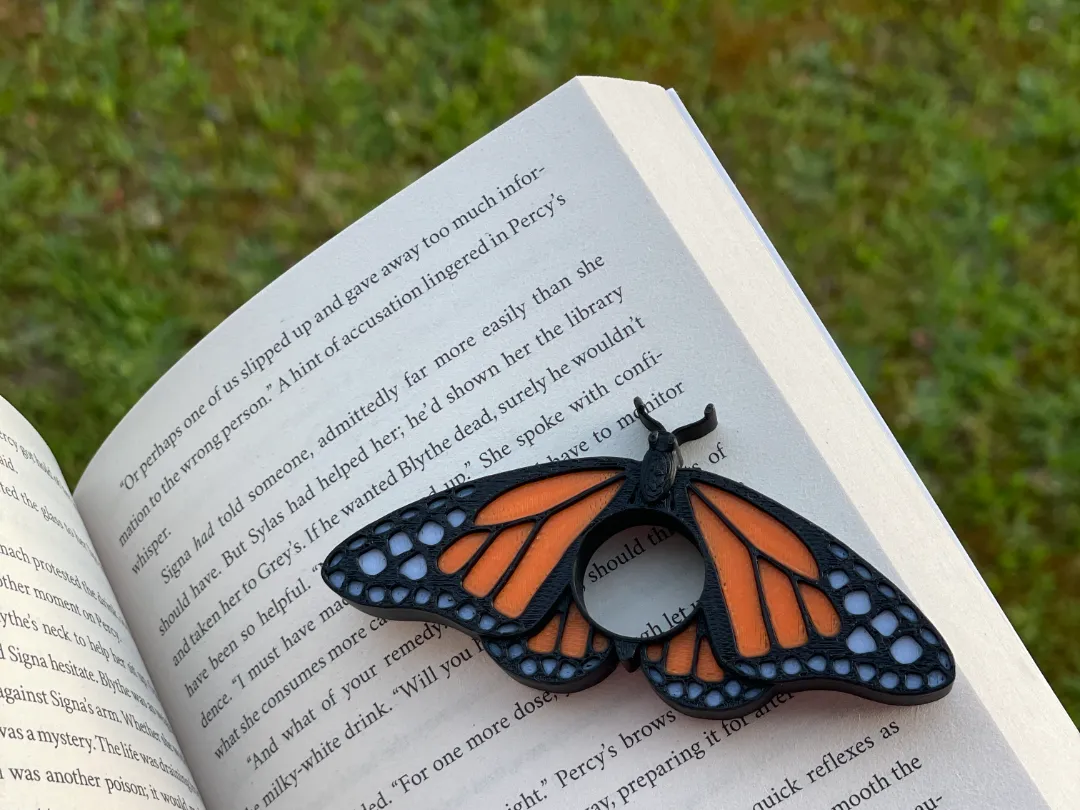Monarch Butterfly Page Holder by kariprints3d MakerWorld: Download Free ...