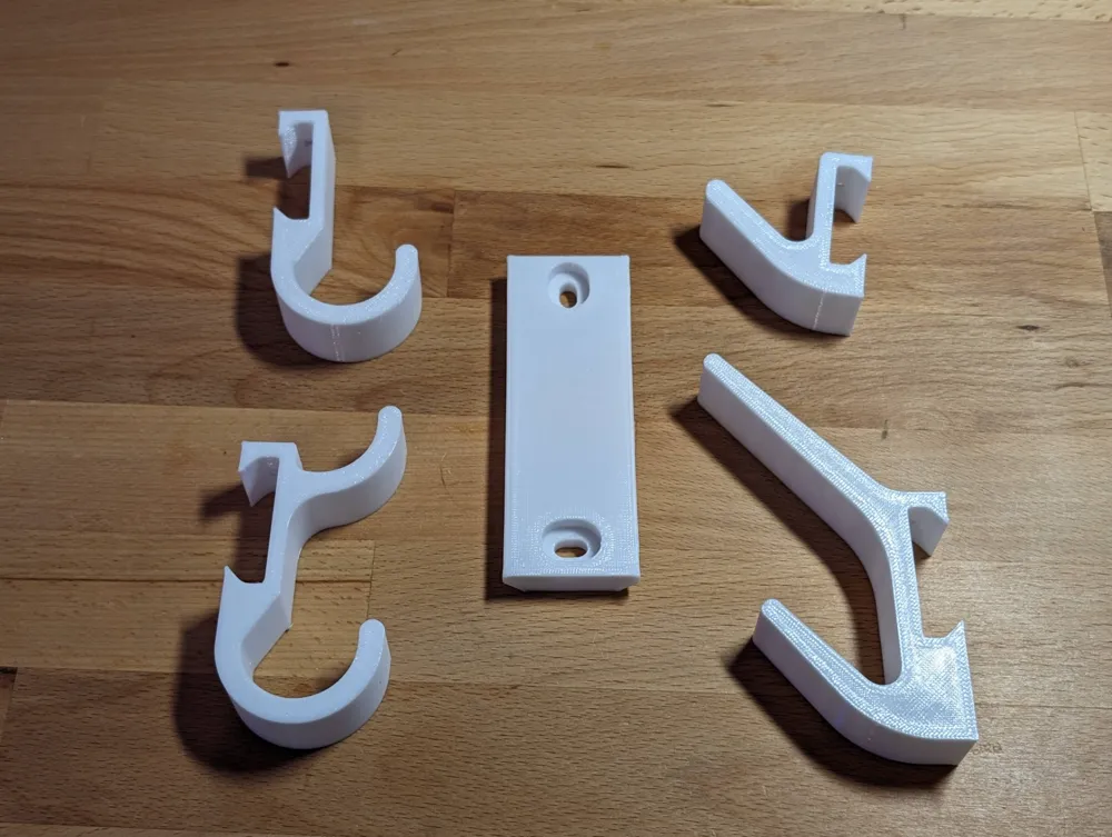 Modular Wall Hook Rack Rail System by Fabrion365 - MakerWorld