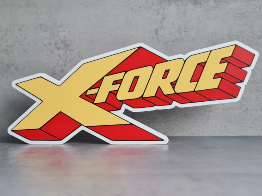 X-Force Logo / Sign - Free 3D Print Model - MakerWorld