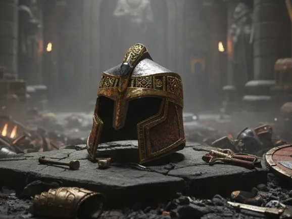 Dwarven General's Helmet: Warrior's Crown - Free 3D Print Model ...