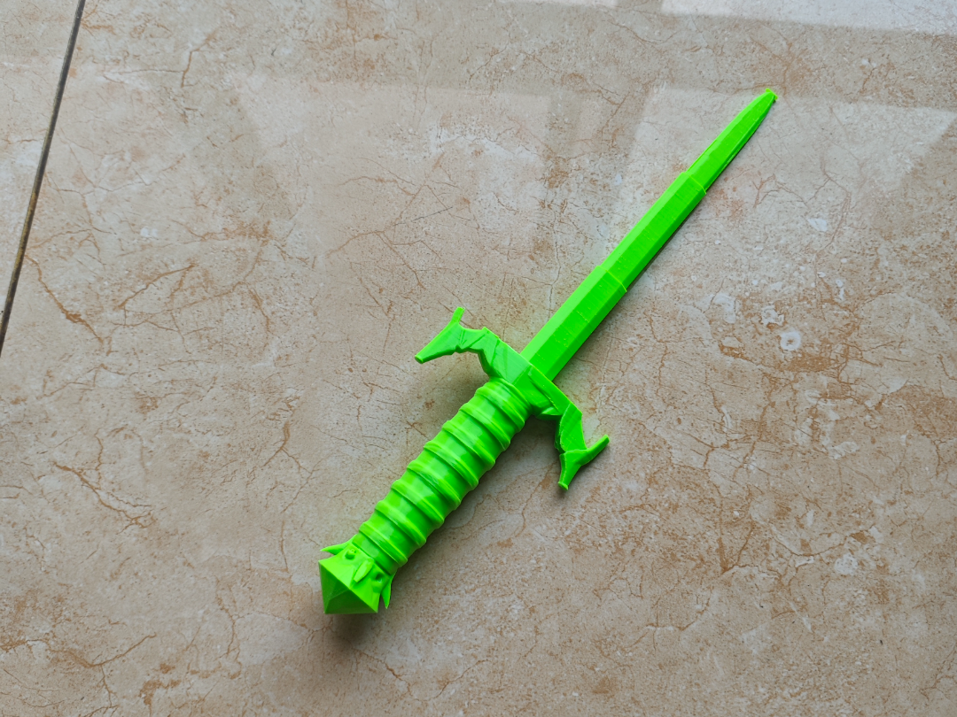 Retractable Sword No Supports Easy One-Click Print Print in Place No ...