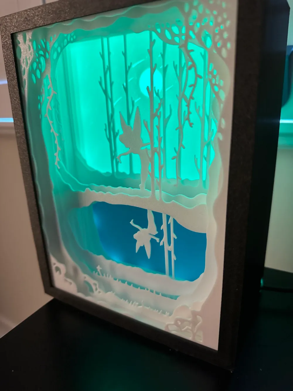 Tinkerbell ShadowBox lamp Remixed by JRoQ MakerWorld: Download Free 3D ...